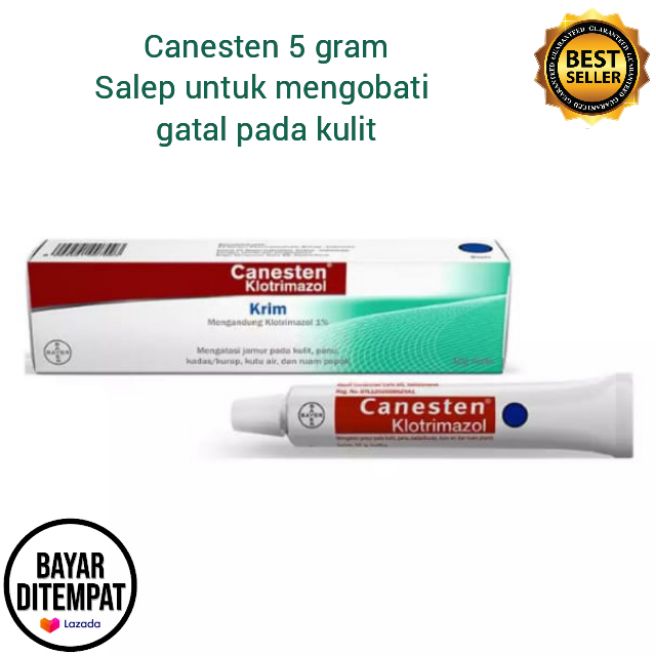 Canesten Krim 5 gram - Salep kadas kurap panu kutu air | Lazada Indonesia