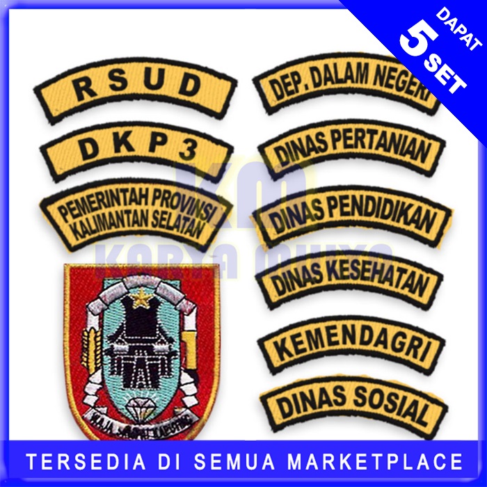 Bed Pemerintah Provinsi Kalsel – Bordir Dinas Prov Kalimantan Selatan ...