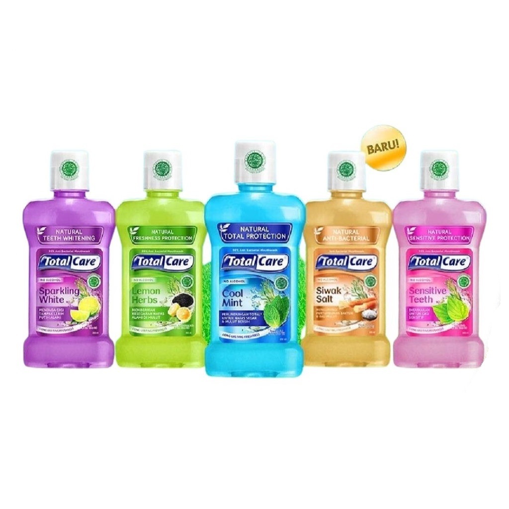 TOTAL CARE Antibacterial MouthWash | Total Care Obat Kumur 250 ML ...