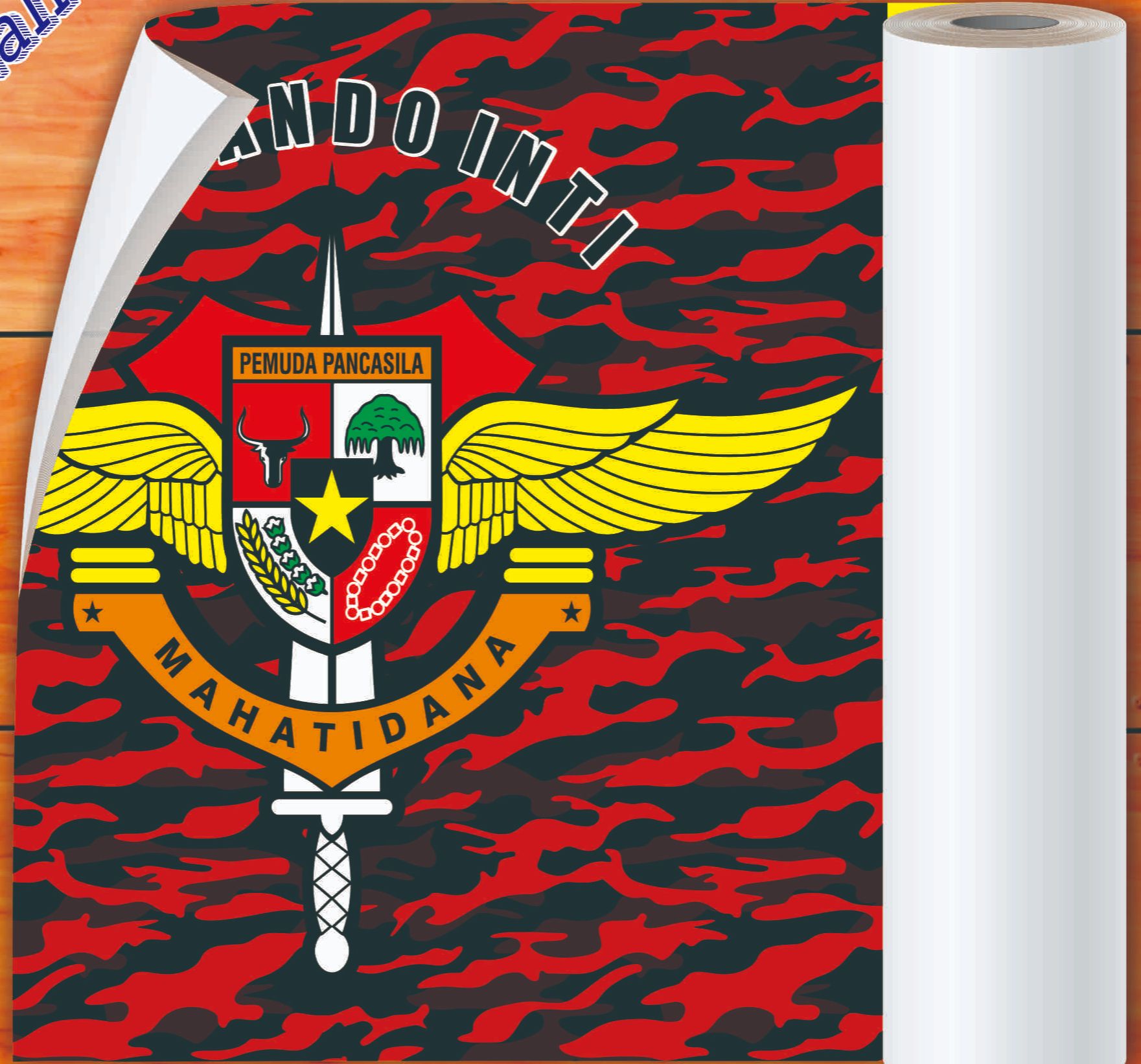 Stiker loreng logo pp sayap besar laminnasi glossy | Lazada Indonesia