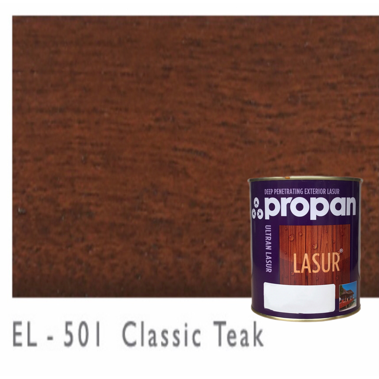 Cat Politur Kayu Eksterior Propan Ultran Lasur EL-501 Ukuran 1 liter ...