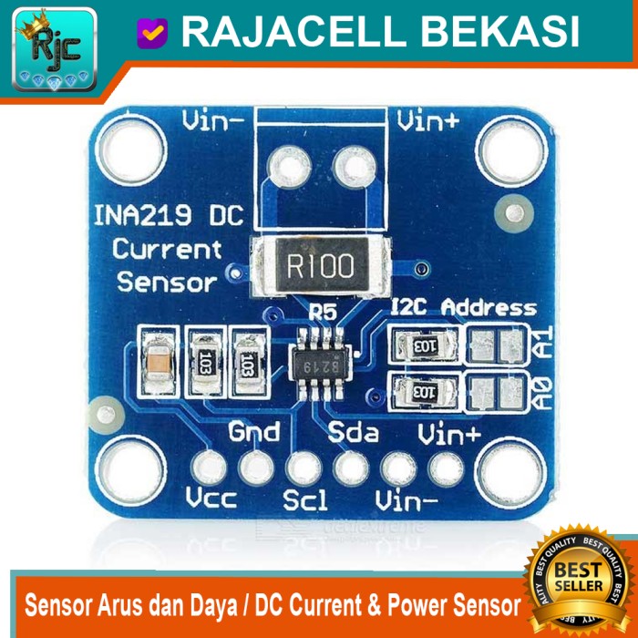 Sensor Arus dan Daya / DC Current & Power Sensor Adafruit INA219 ...