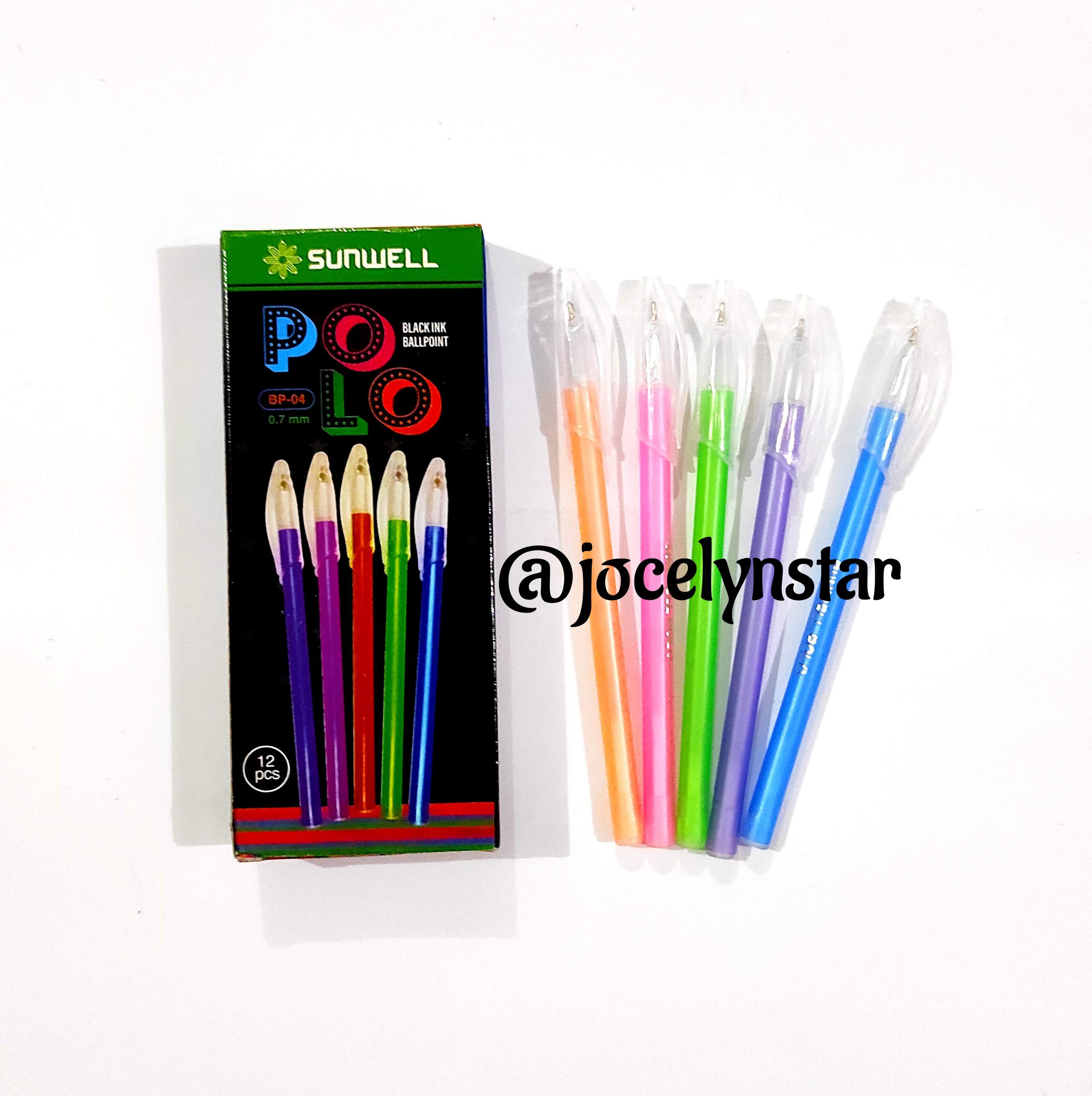 (12pcs)Ballpoint pen / bolpen spiral / pulpen hitam/ bolpoin murah ...