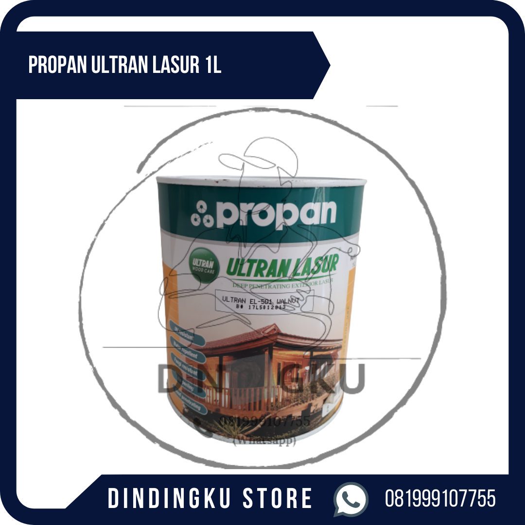 Propan Ultran Lasur Cat Kayu Interior 1L | Lazada Indonesia