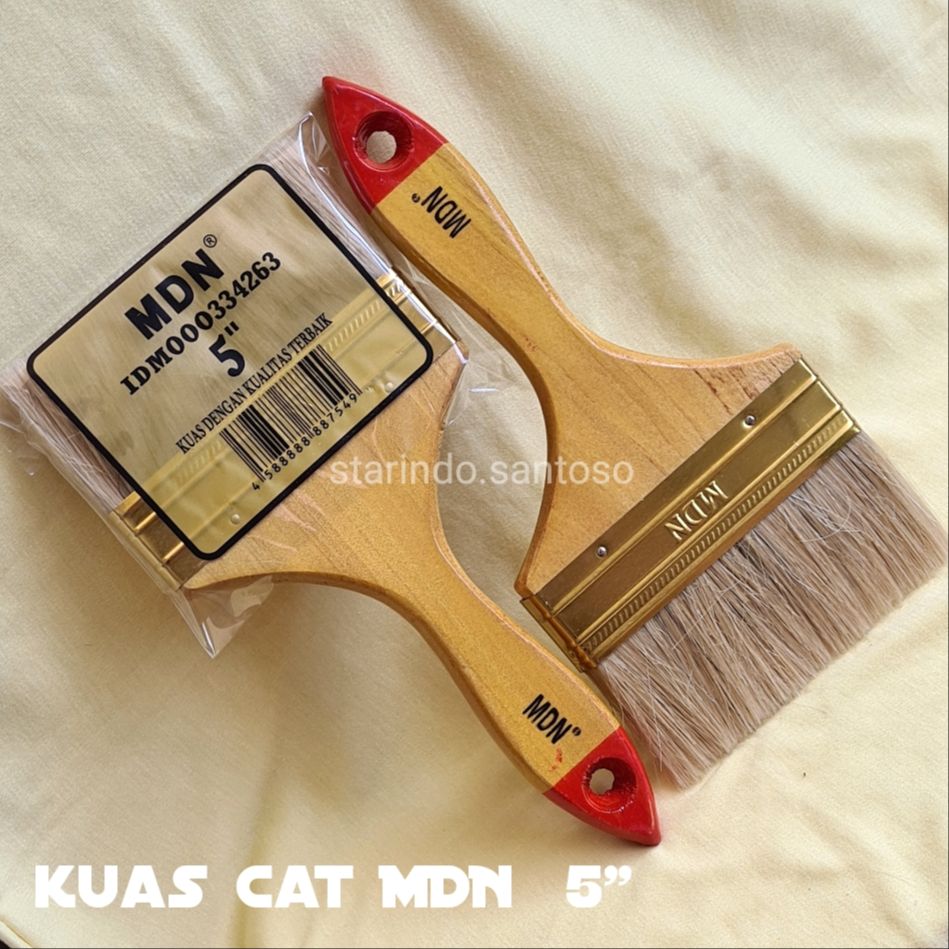KUAS BESAR CAT tembok dinding besi kayu pagar atap pintu ukuran besar 5 ...