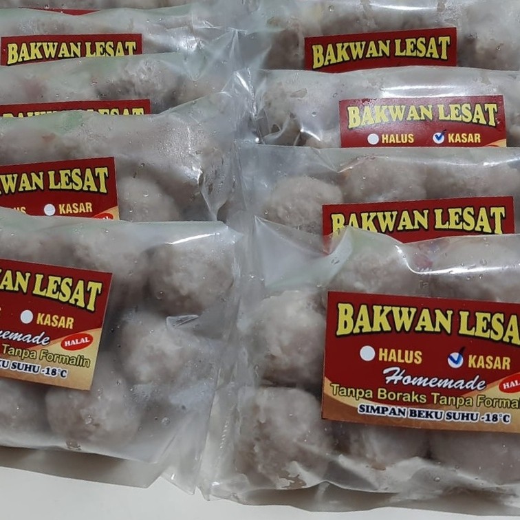 Bakwan Sapi Original Frozen Food Kasar Halus Tanpa Pengawet Isi 10 ...