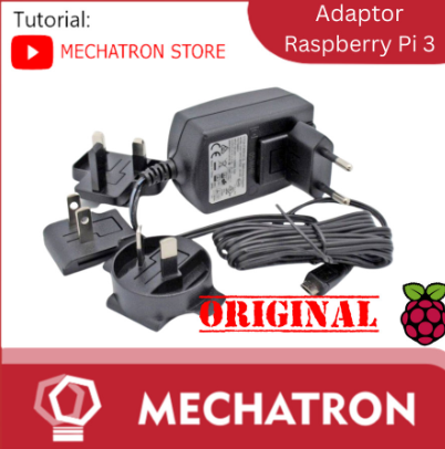 Adaptor Original Raspberry Pi 3 b b+ Power Supply PSU Official 5V 2.5A ...