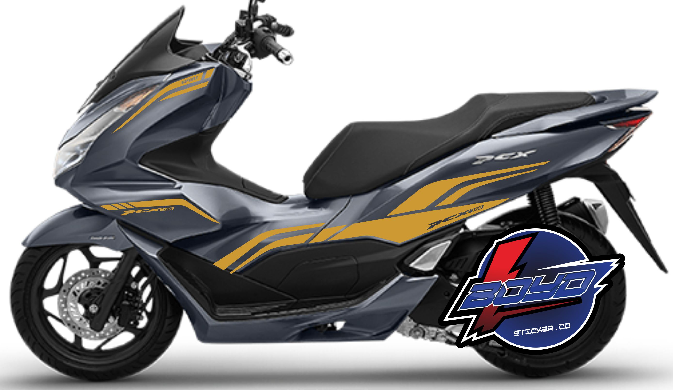 STIKER STRIPING LIS PCX 160 2021 SAMPAI 2023 | Lazada Indonesia