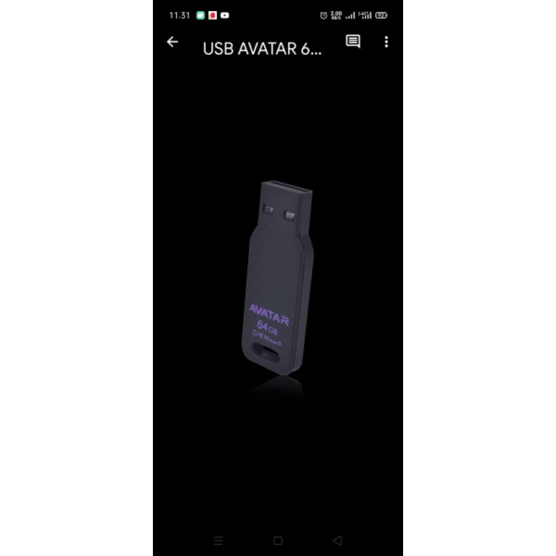 Flashdisk Vgen Avatar 8GB 16GB 32GB 64GB 128GB / USB Flashdisk V Gen ...