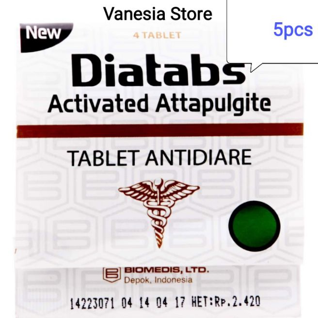 NEW DIATABS TABLET ANTIDIARE 5 STRIP | Lazada Indonesia