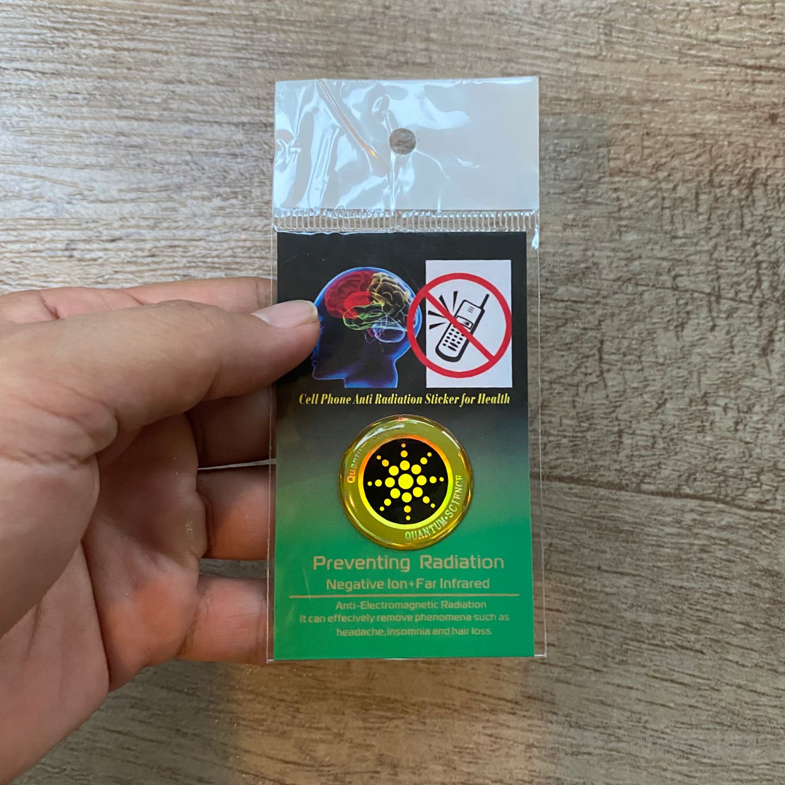 Sticker Quantum Shield Nano Technology Jerman Gold Silver / Stiker Anti ...