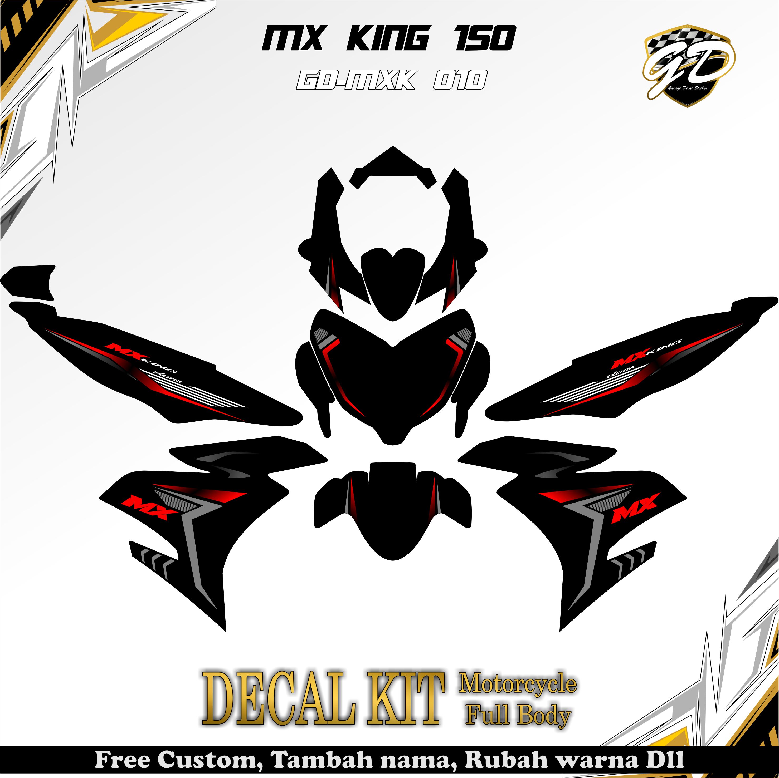 Decal MX King 150 Full Body Decal Jupiter MX 150 Full Body GD-MXK 010 ...
