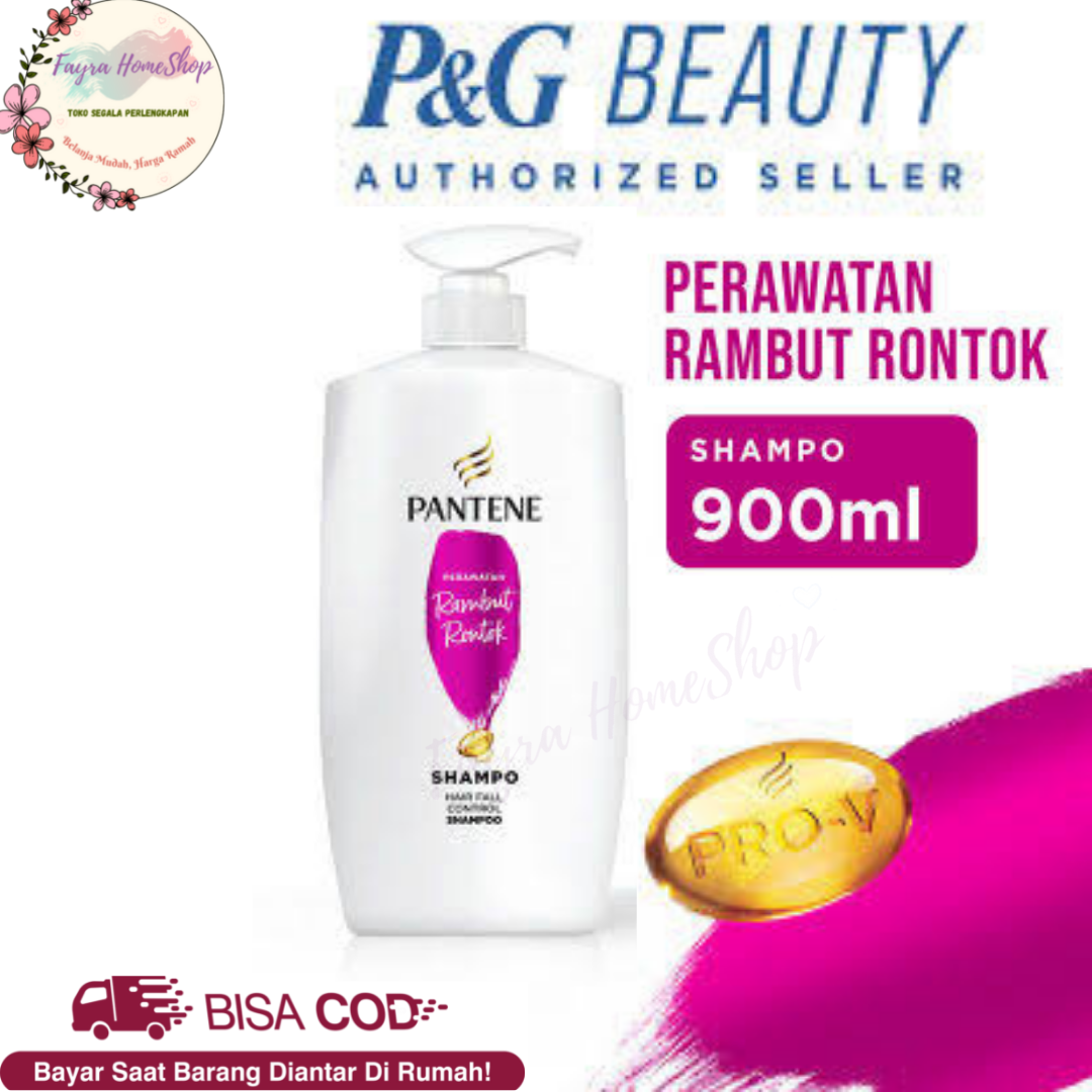 Shampoo Pantene 900ml / Anti Ketombe / Perawatan Rambut Rontok /Anti ...