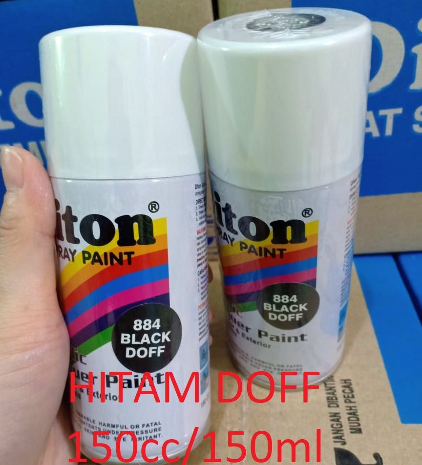 Pilok Pilox DITON Spray Paint Acrylic Lacquer Paint Warna Doff / Tidak ...