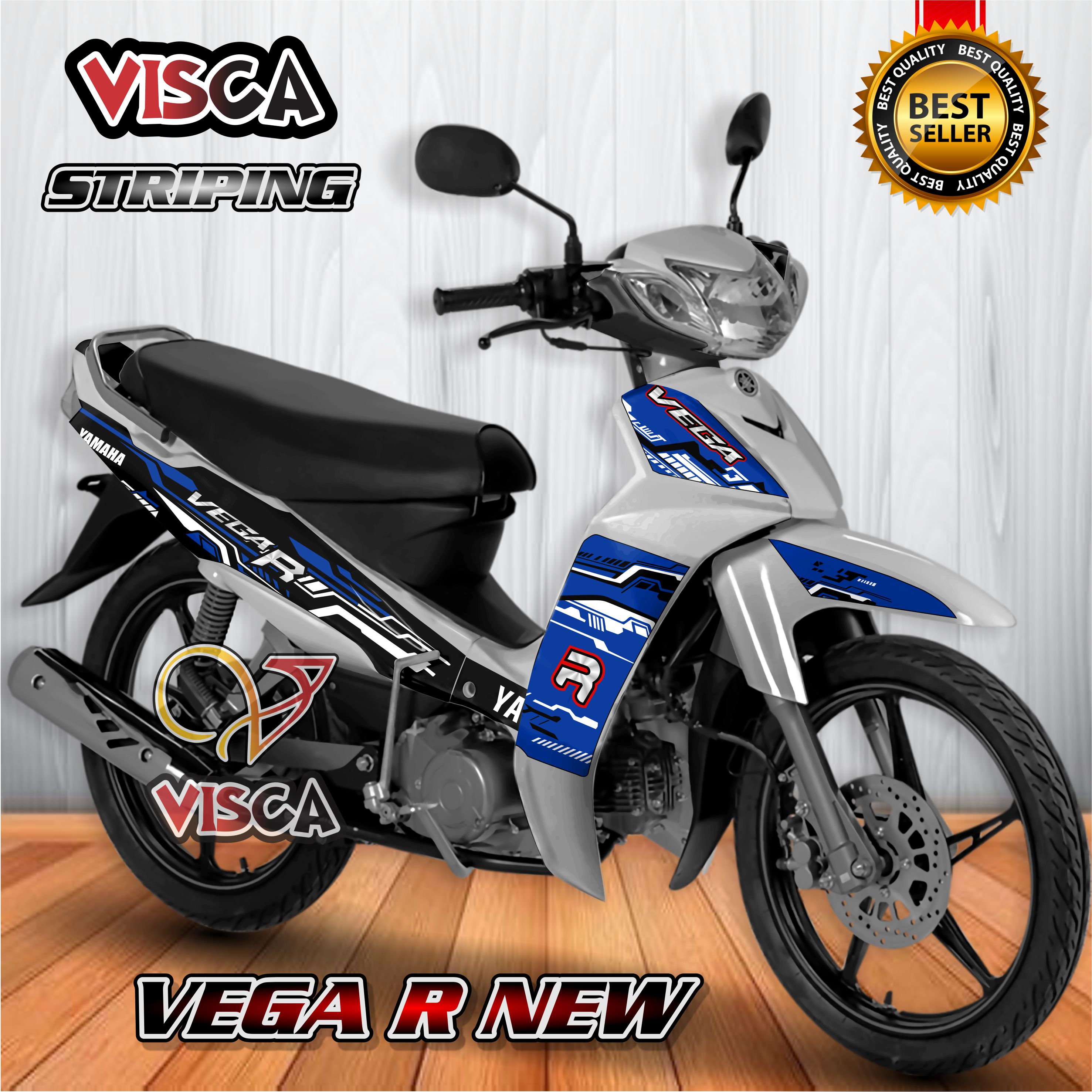 Stiker Striping Vega R New Variasi HItech 02 | Lazada Indonesia