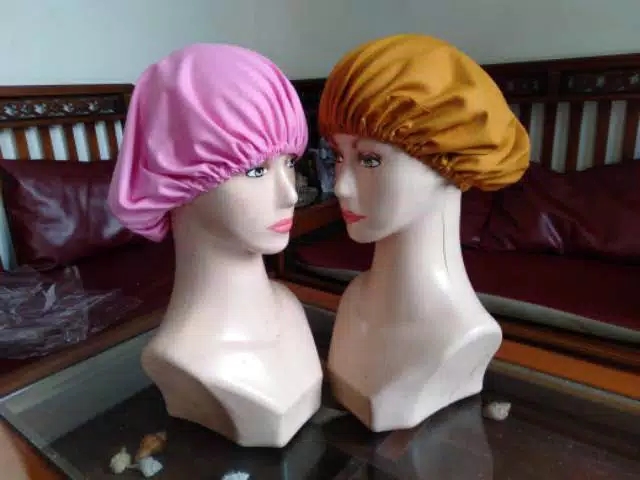 HAIRNET KAIN (LUSINAN) / PENUTUP KEPALA KAIN / HAIR NET KAIN / MOBCAP ...