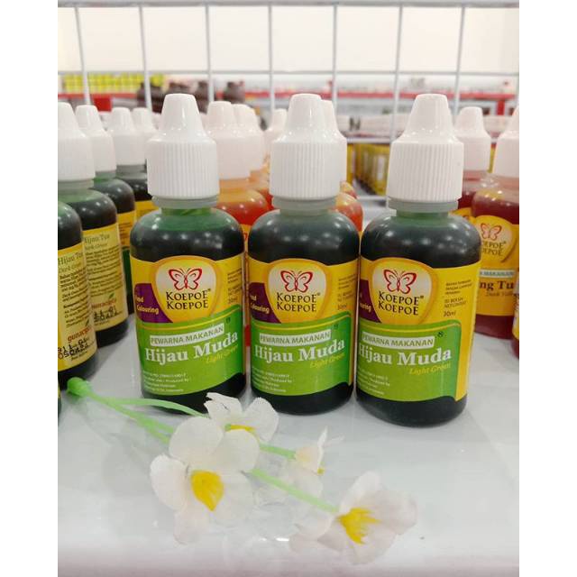 PEWARNA KOEPOE KOEPOE HIJAU MUDA 30ML - SUMBO KOEPOE WATER BASE ...