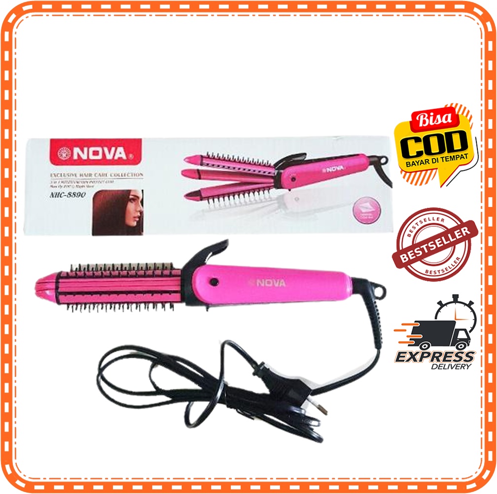 CATOK NOVA LURUS NHC ~o~ WAVY CURLY GERIGI 3IN1 ALAT SALON KL - Catokan ...