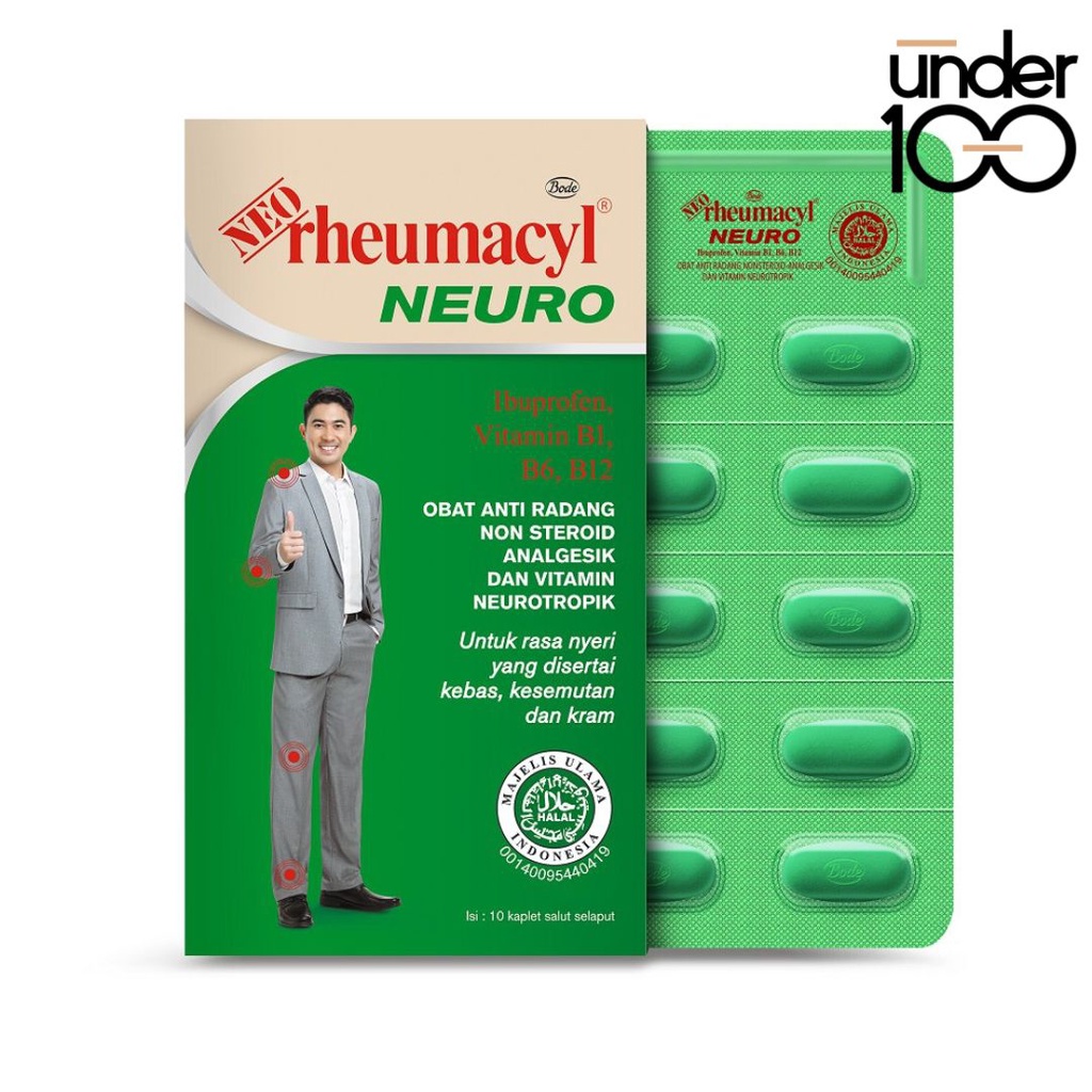 Neo Rheumacyl 20 Tablet | Neuro 10 Tablet Obat Nyeri Otot dan Nyeri ...