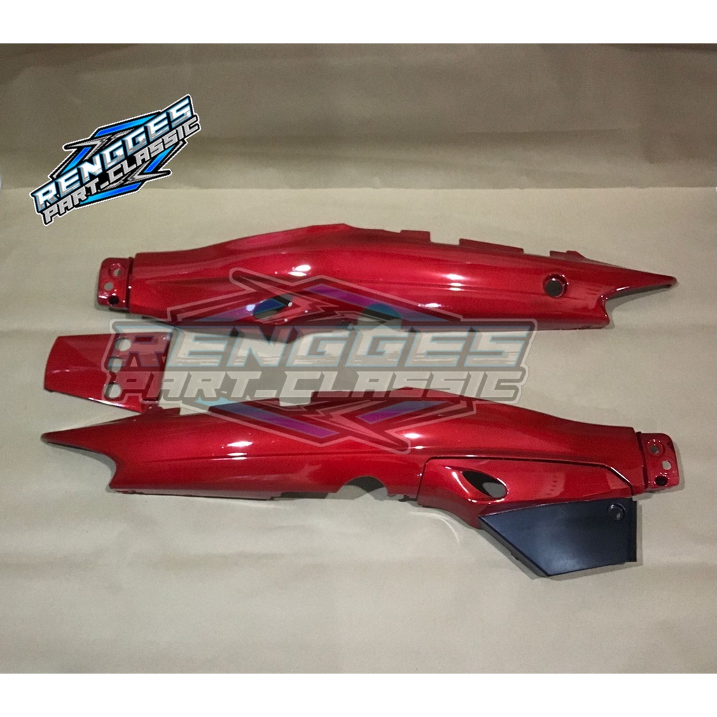 Body kap fiz r f1z r set box aki warna merah maron box samping fiz r ...