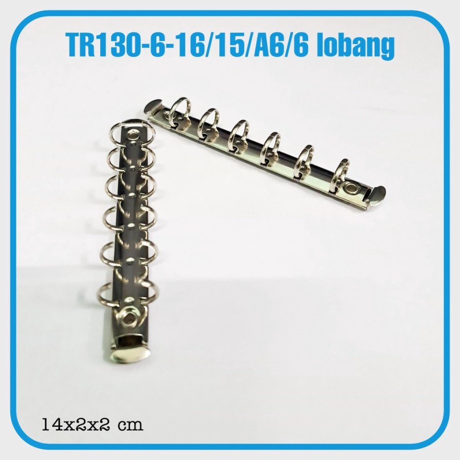 BOS Mekanik Binder Note A6/Binder Binding Strip Kertas 6 Lobang ...