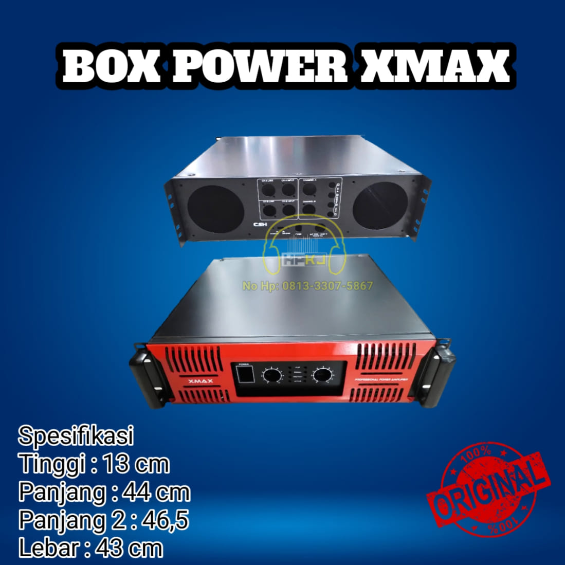 BOX POWER AMPLIFIER 2 CHANNEL XMAX 3u BOX POWER XMAX | Lazada Indonesia