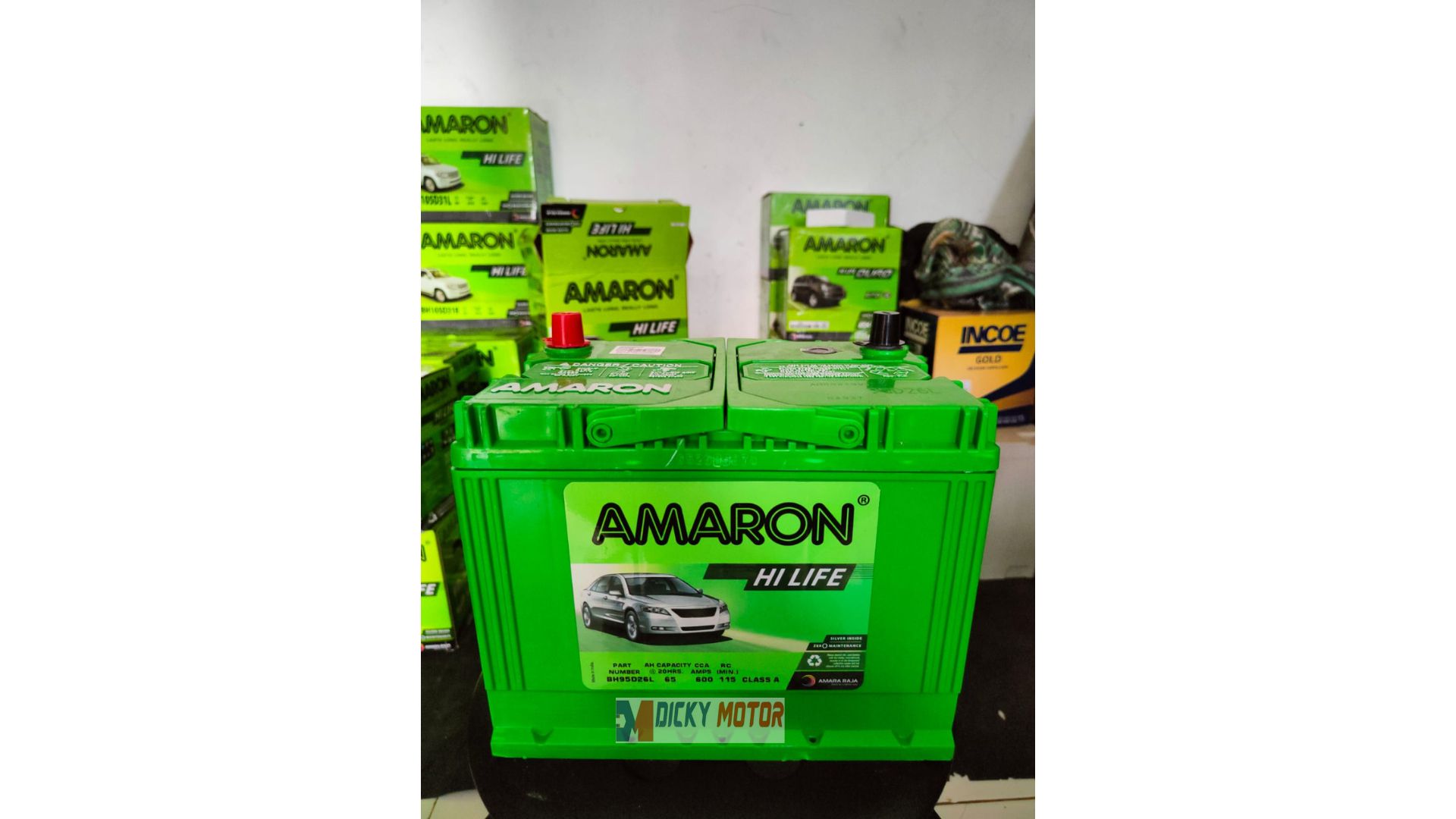Aki Mobil FORTUNER DIESEL AMARON HI LIFE 95D26L 65AH AKI KERING NS70L ...