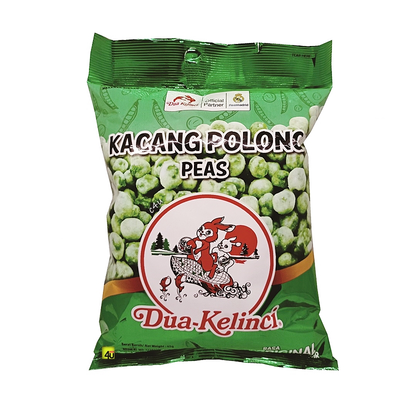 Dua Kelinci KACANG POLONG Rasa ORIGINAL - Pouch Kecil | Lazada Indonesia
