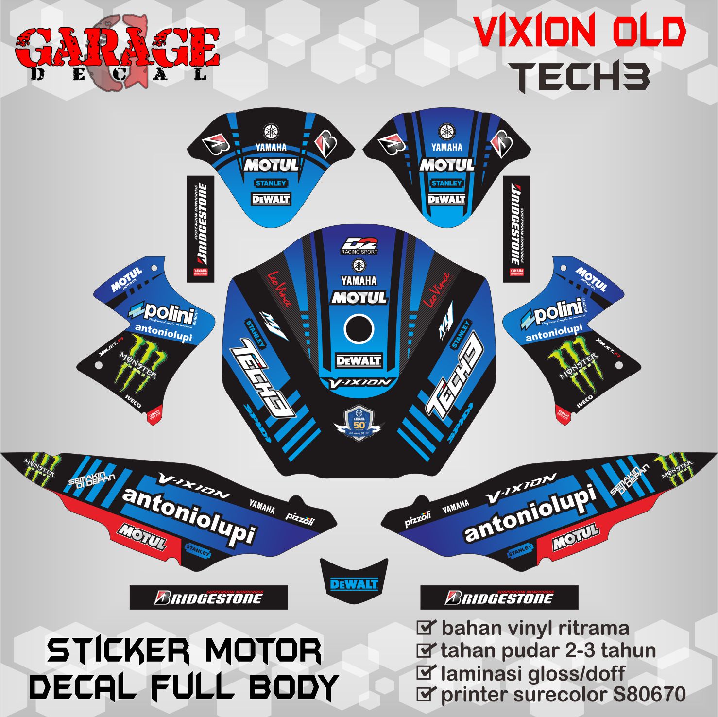 Decal Vixion Old Full Body Decal Vixion lama Full Body Sticker Vixion ...