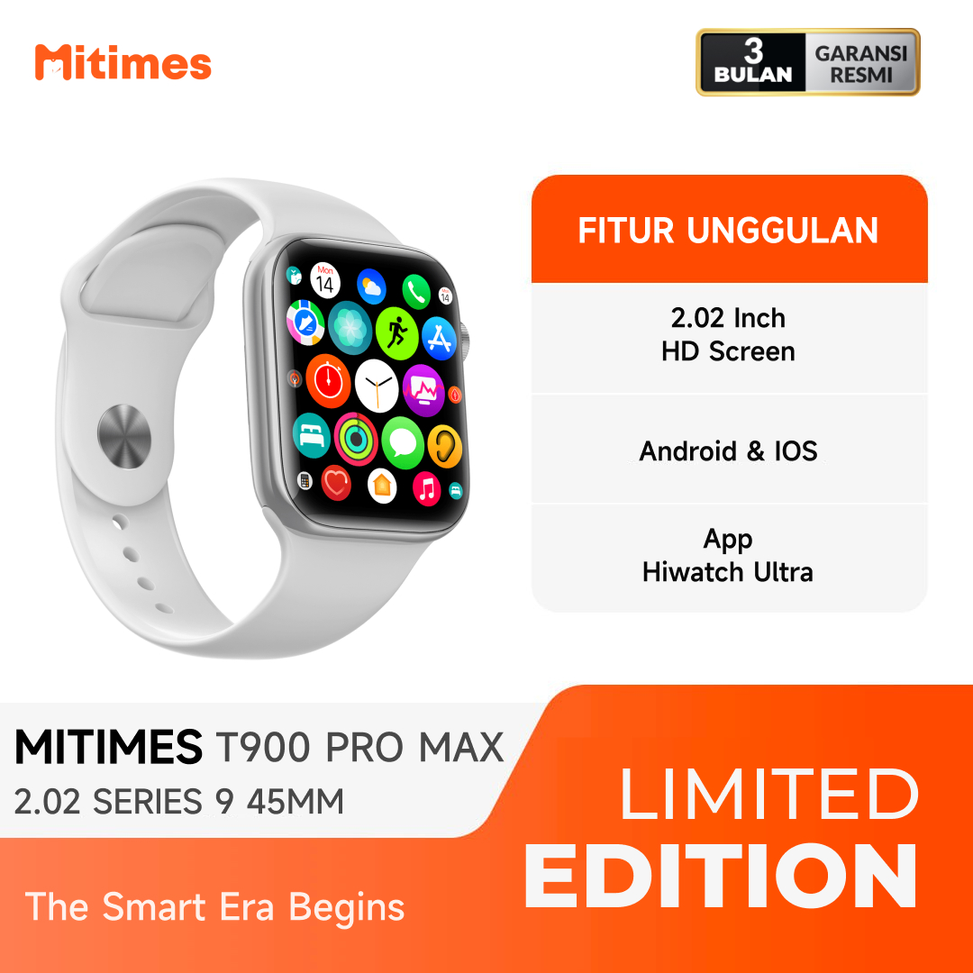Mitimes T900 Pro Max L Series 9 Smart Watch 2.02 Inch BT Call | Lazada Indonesia