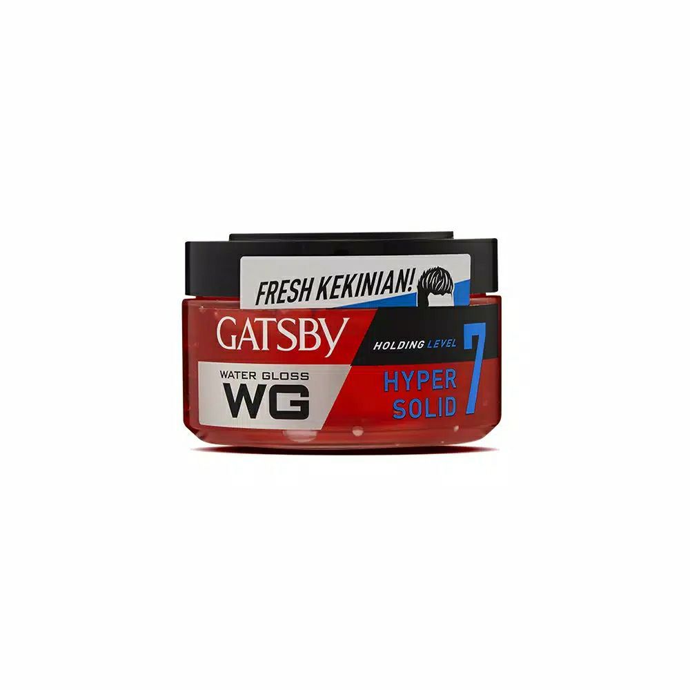[ minyak rambut gel ] gatsby watergloss hyper solid merah level 7 30g ...