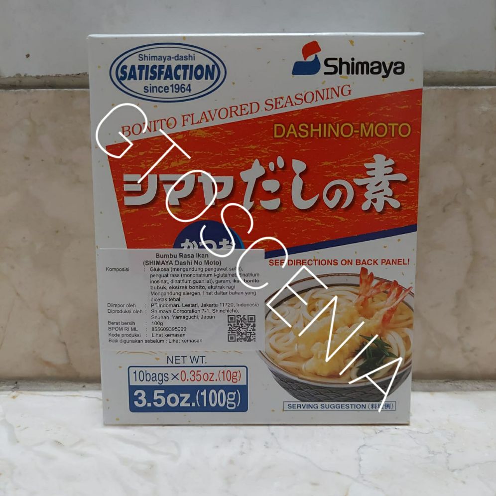 SHIMAYA DASHI NO MOTO JAPAN BUMBU RASA IKAN PENYEDAP RASA 100gr ...