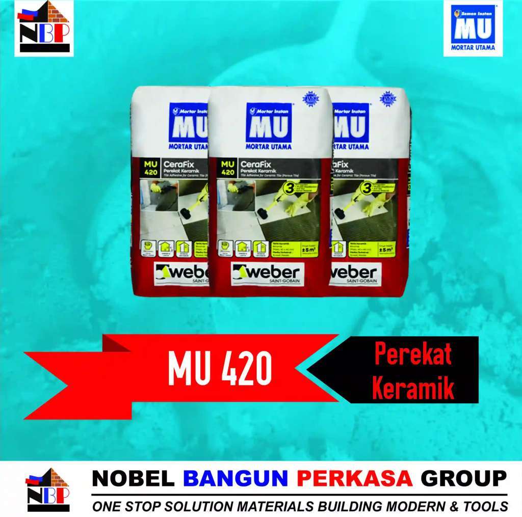Mortar Utama Perekat Keramik MU-420 | Lazada Indonesia
