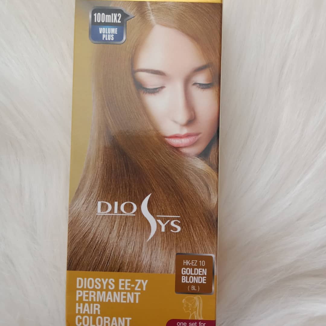CAT RAMBUT WARNA GOLDEN diosys semir pewarna dio sys | Lazada Indonesia