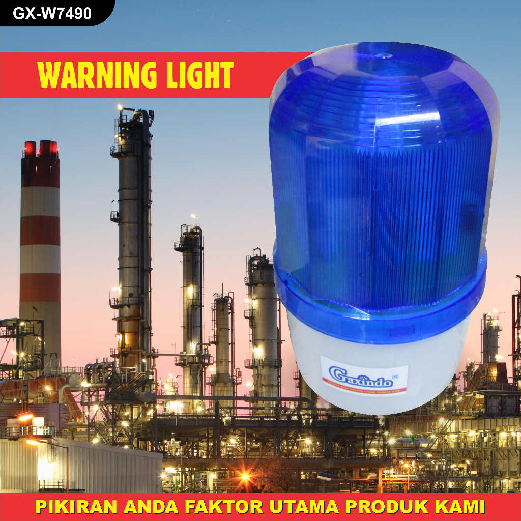 SALE Lampu Rotary 220v 4" inch Kuning Biru merah - Lampu Putar ...