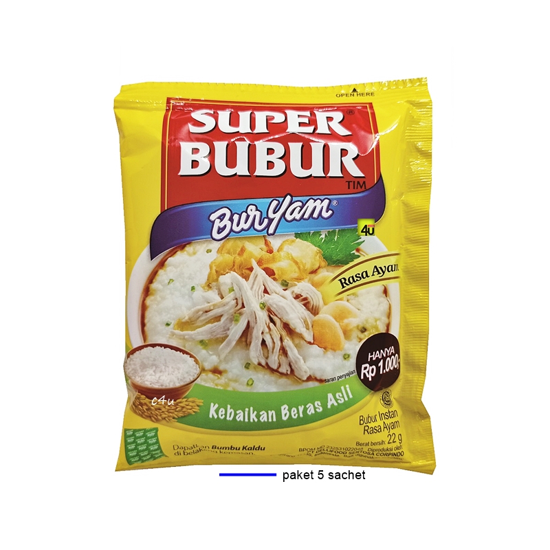 Buryam - Bubur Ayam Instan - PAKET 5 SACHET | Lazada Indonesia