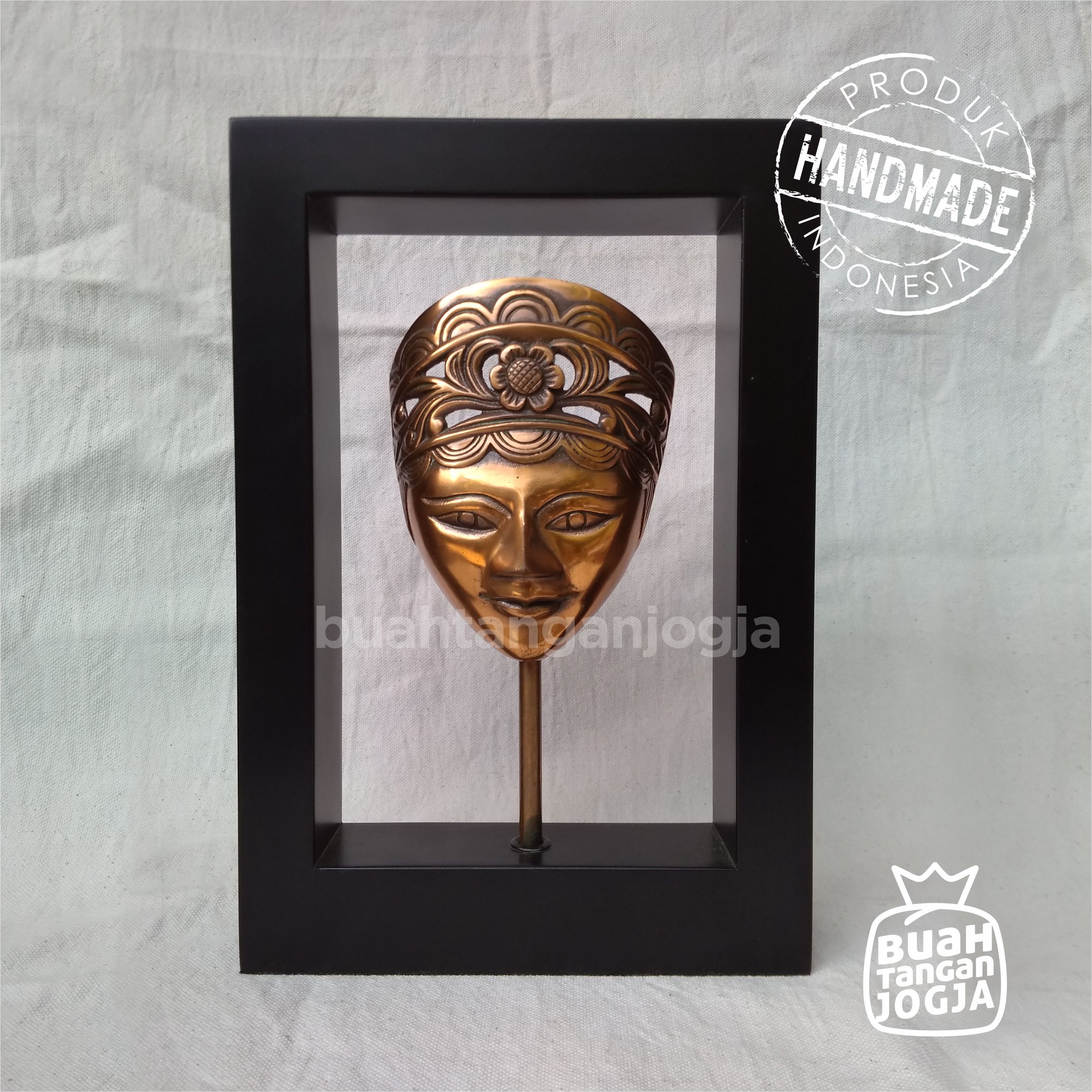 Frame Topeng Panji Bunga - Kerajinan Khas Jogja - 19x28 cm | Lazada ...