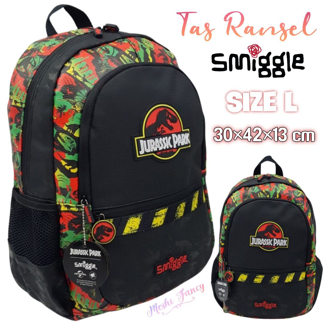 Tas Ransel Smiggle Dinosaurus Jurassic Park / Tas Backpack Smiggle Anak ...