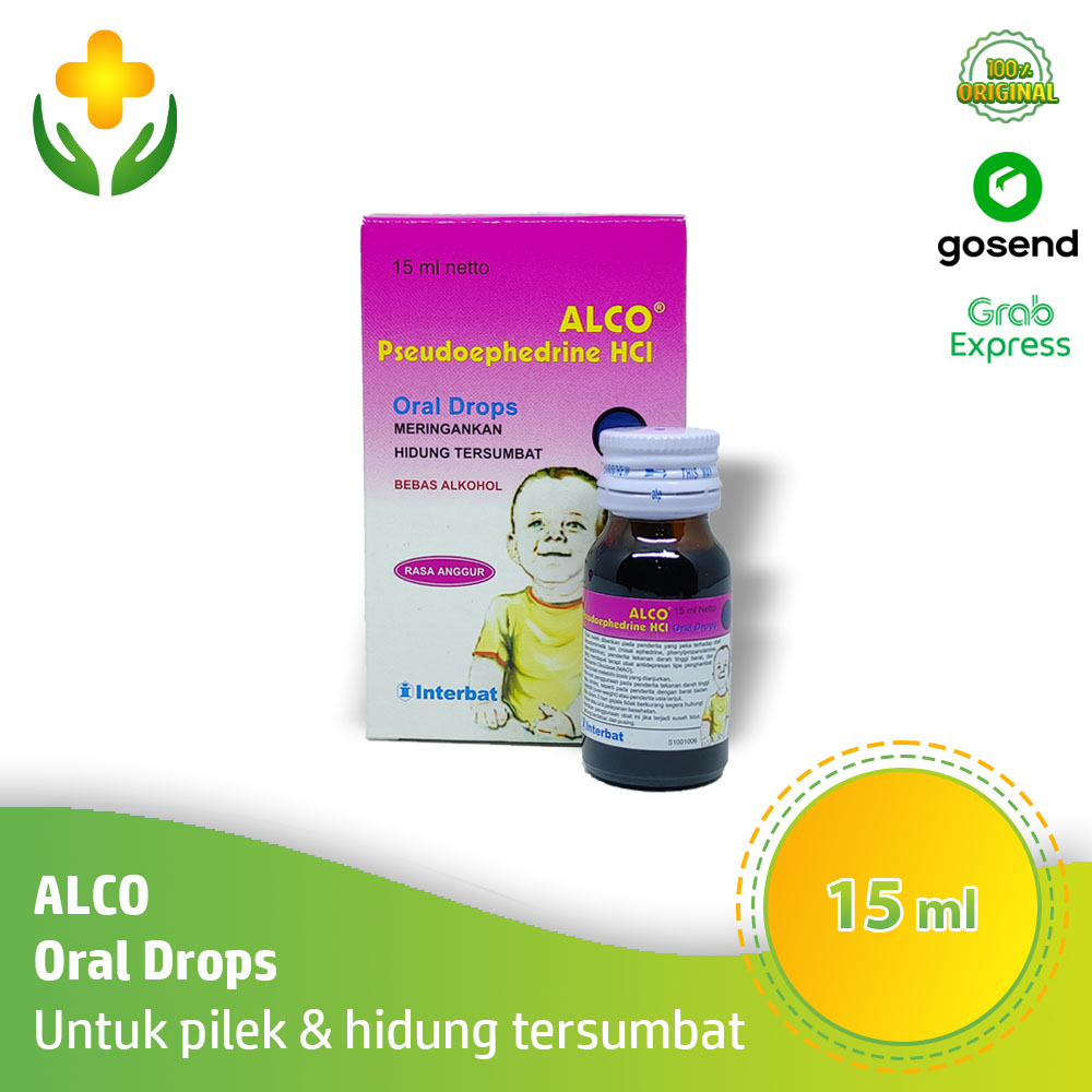 Alco Oral Drops 15 ml Obat Pilek Bayi Alco Drops | Lazada Indonesia