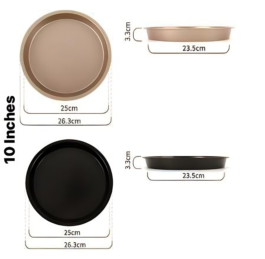 Loyang Premium Baking Tray Kue Pizza Anti Lengket Bentuk Bulat | Lazada ...