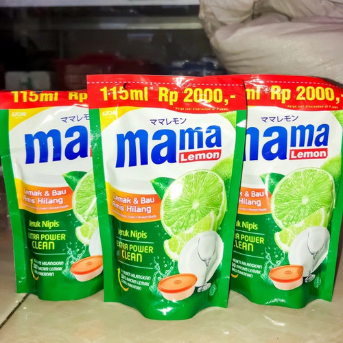 MAMA LEMON 1 DUS ISI 24pcs/ MAMA LIME ECERAN 2000 / SABUN CUCI PIRING ...