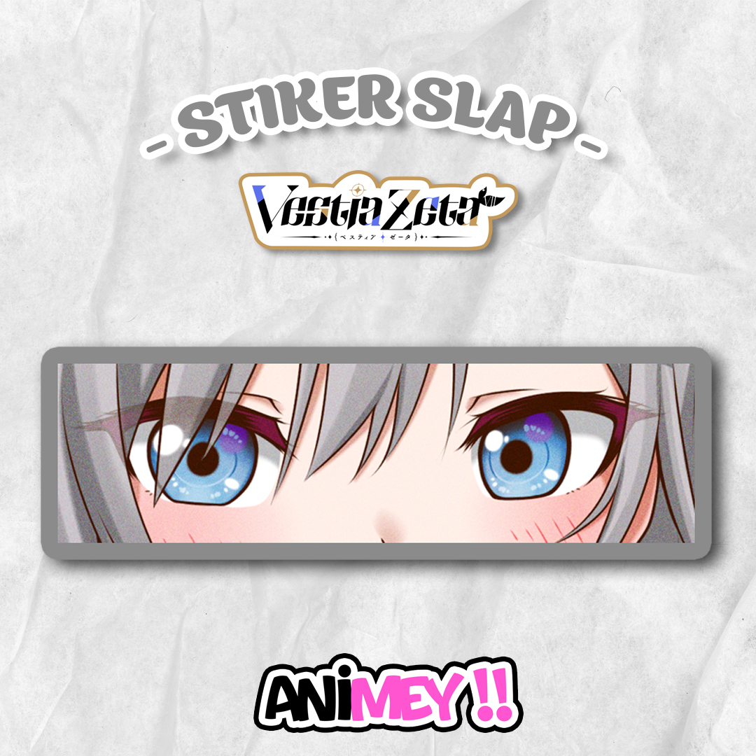 Stiker Slap Vestia Zeta Hololive Vtuber Anime Sticker Waterproof ...