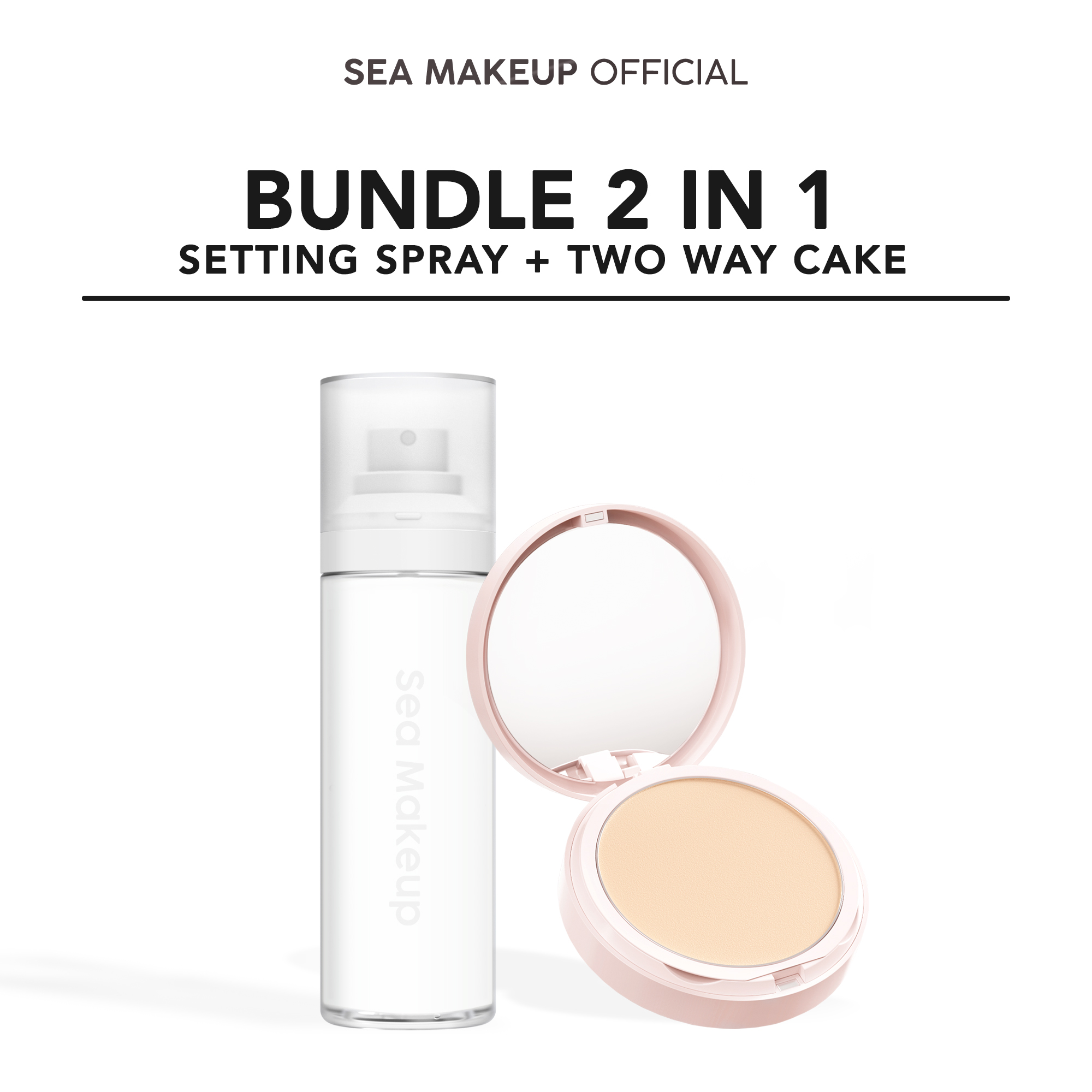 Bundle 2 in 1 Two Way Cake + Setting Spray | Lazada Indonesia