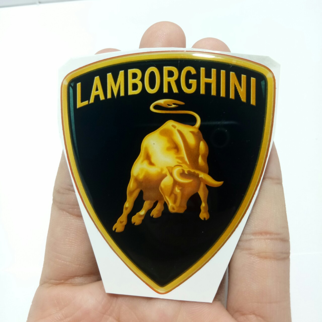 Stiker timbul resin lentur logo lamborghini | Lazada Indonesia