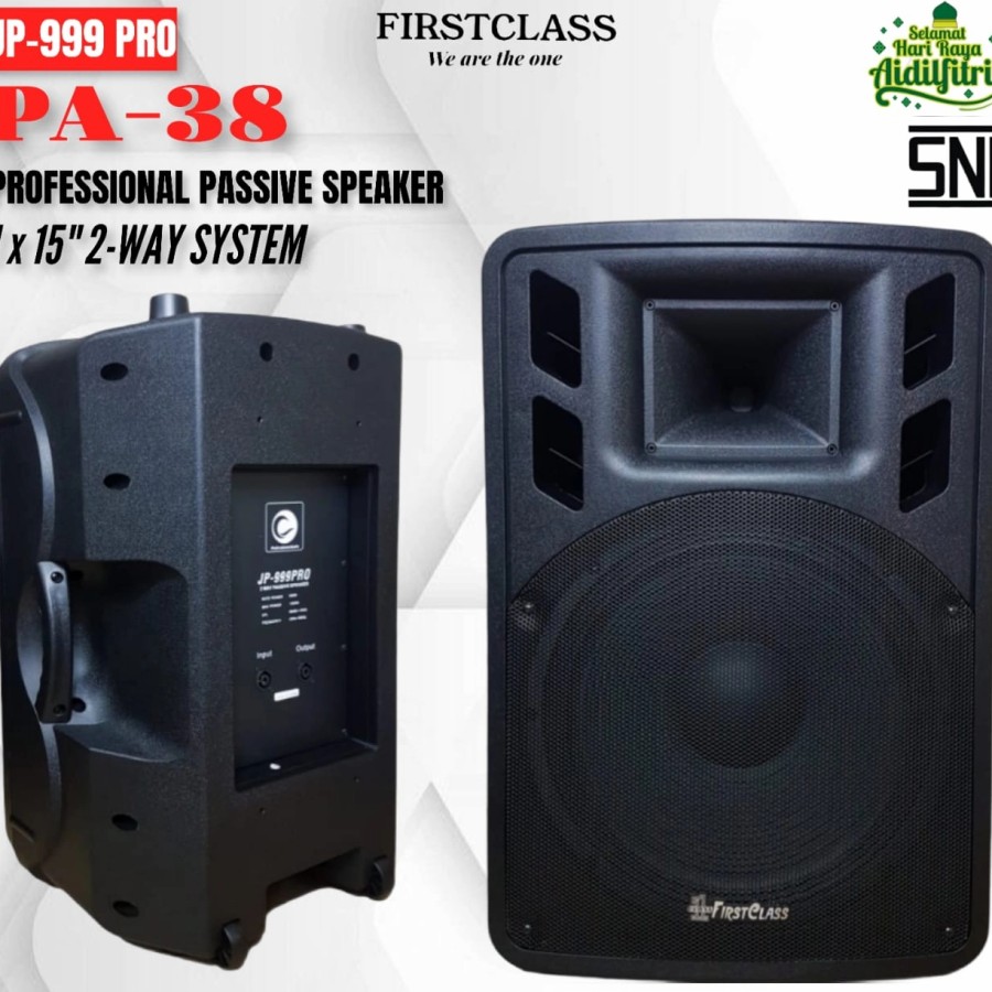 1 Set Speaker PASIF JP 999 PA-38 FirstClass Pa 38 PASIF 15 INCH 15 ...