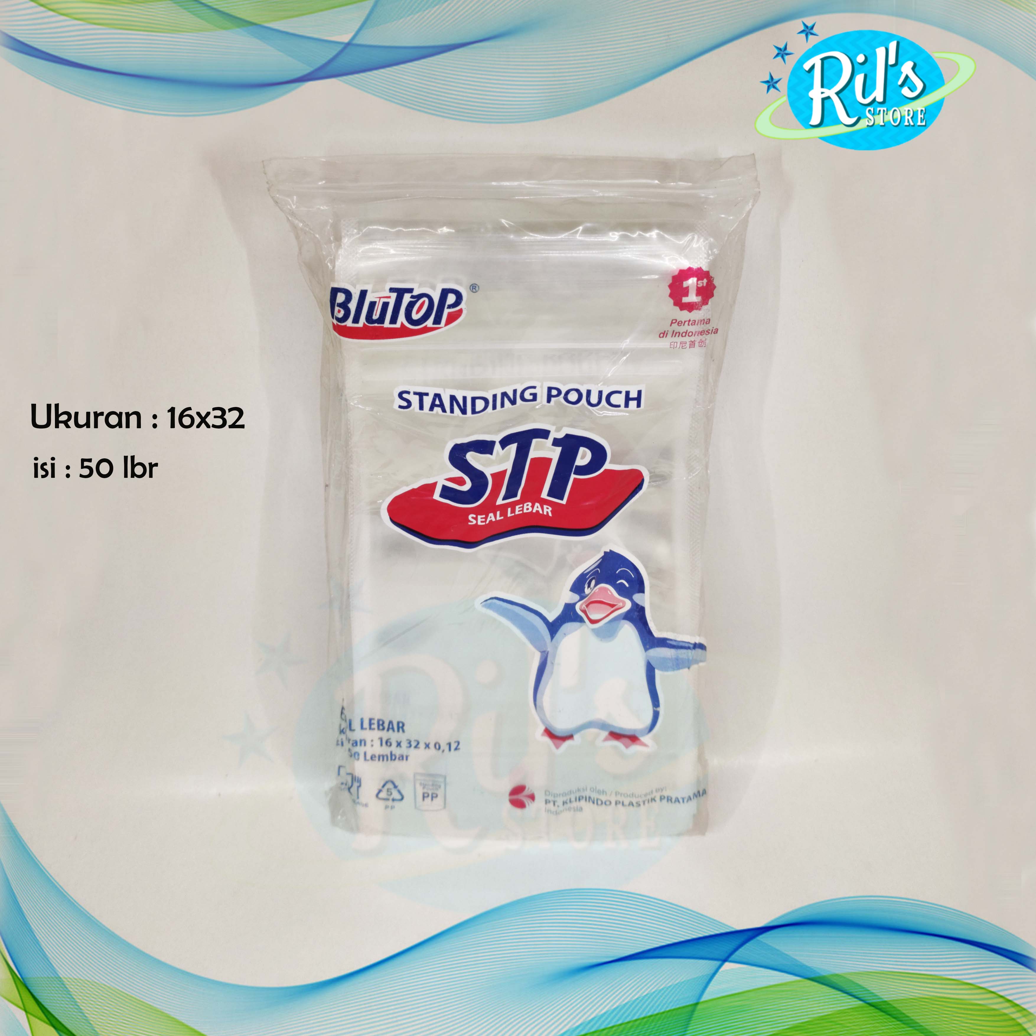 16 x 32 Plastik Standing Pouch (STP) Double Press - Transparan (50PCS ...