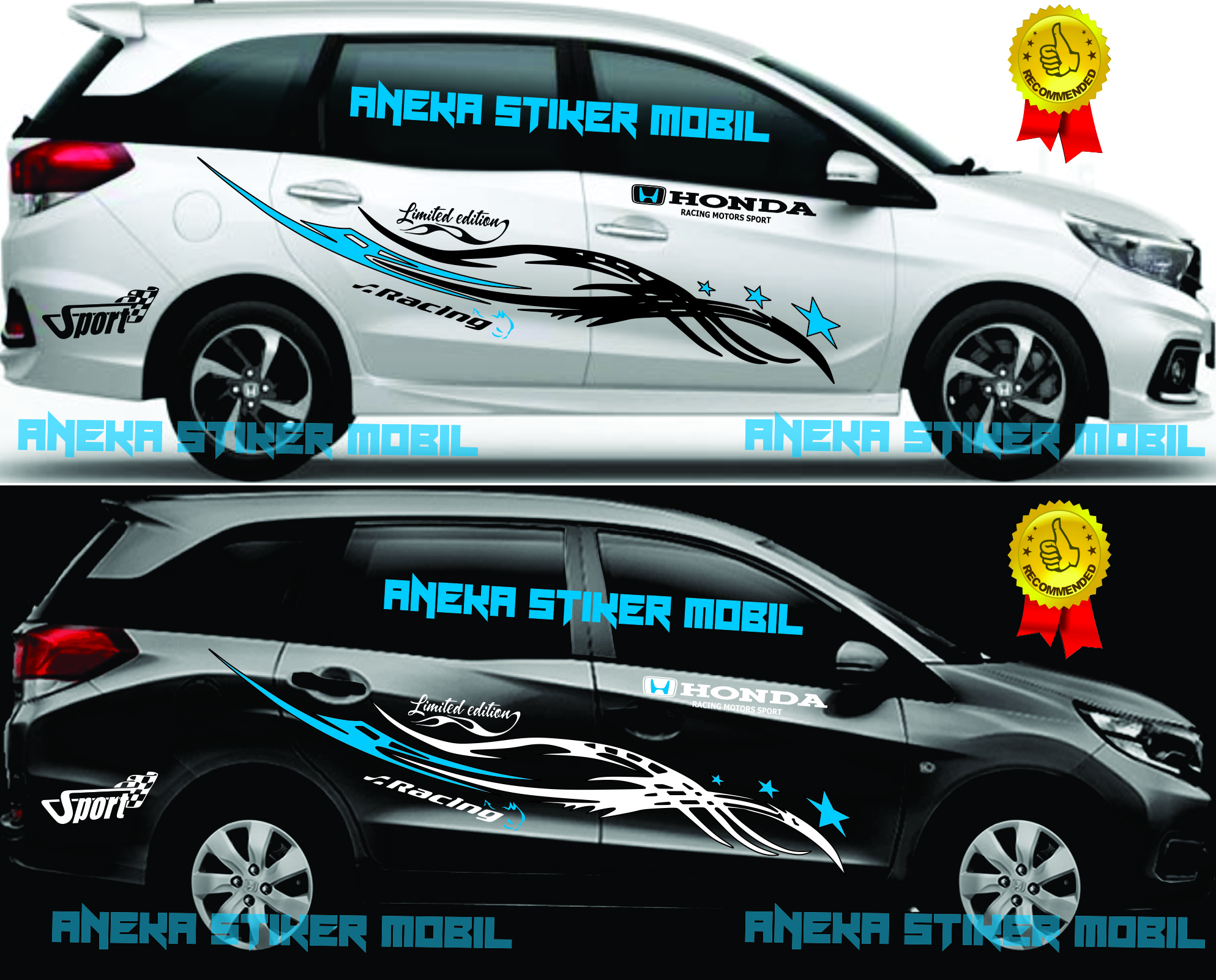 Stiker Mobil Mobilio Aksesoris Stiker Body Mobilio Cutting Sticker ...