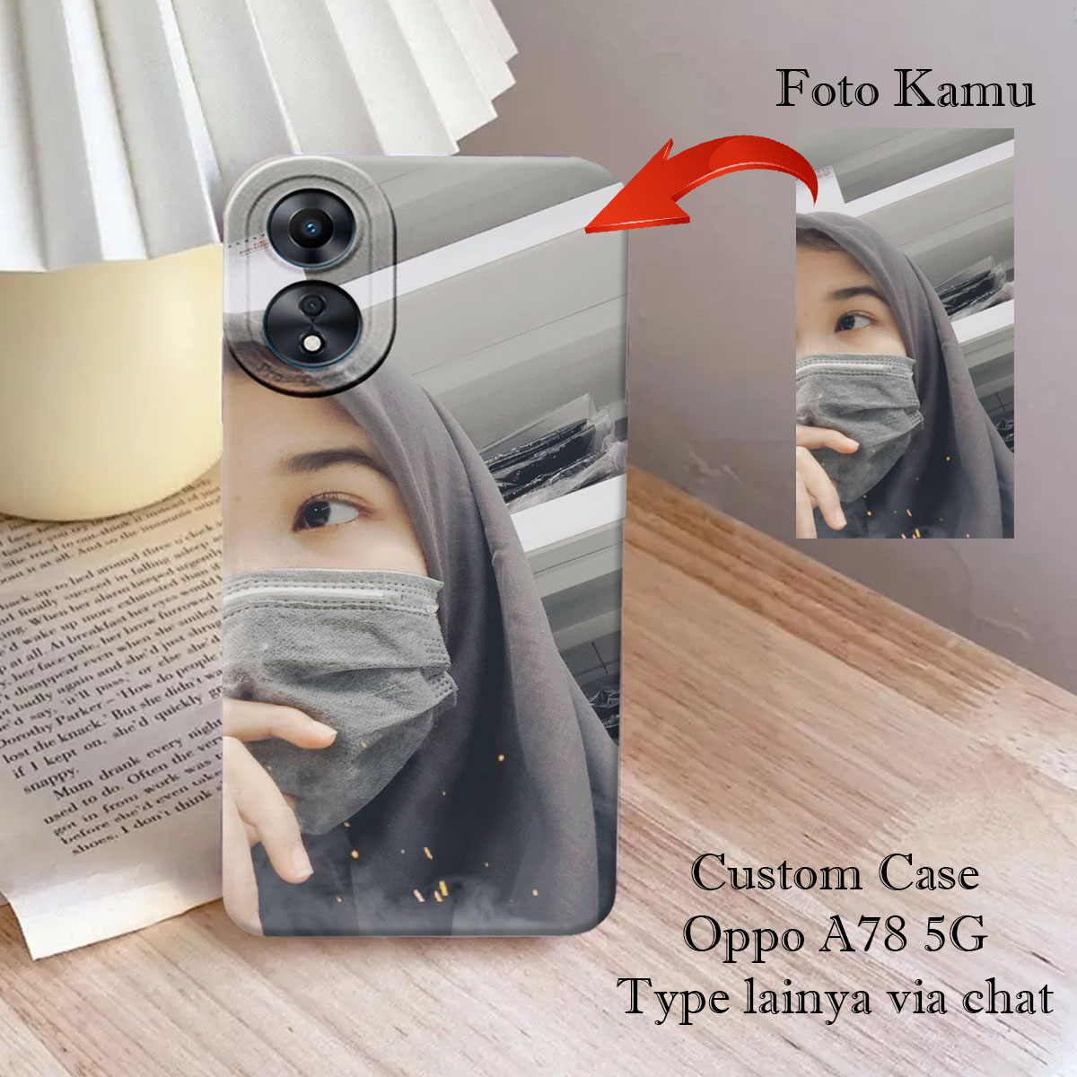 Casing Hp Foto Sendiri untuk OPPO A78 5G / RENO 8T 4G / RENO 8T 5G ...
