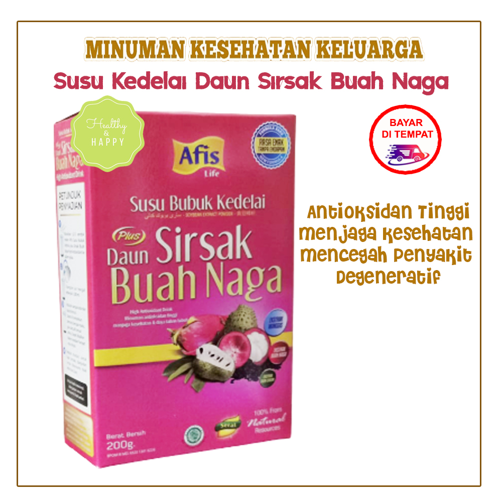 Afis Life Minuman Sari Almond | Sari Kedelai Plus Natural | Rasa Buah ...