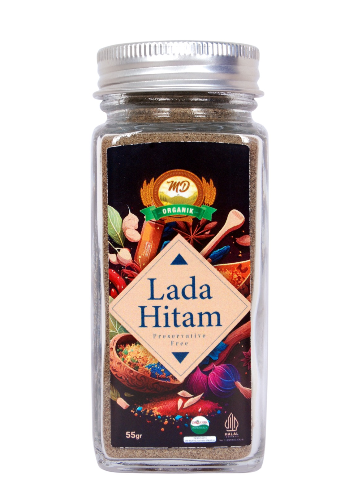 MD Organic Black Pepper/ Lada Hitam Organik 55gr | Lazada Indonesia